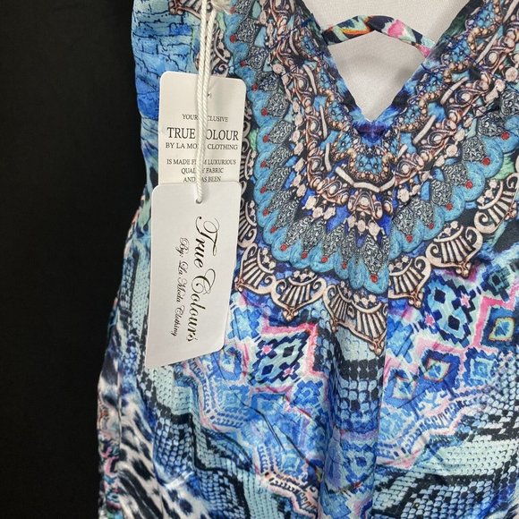 La Moda | Dresses | La Moda Dress Large Maxi High Low Resort ...